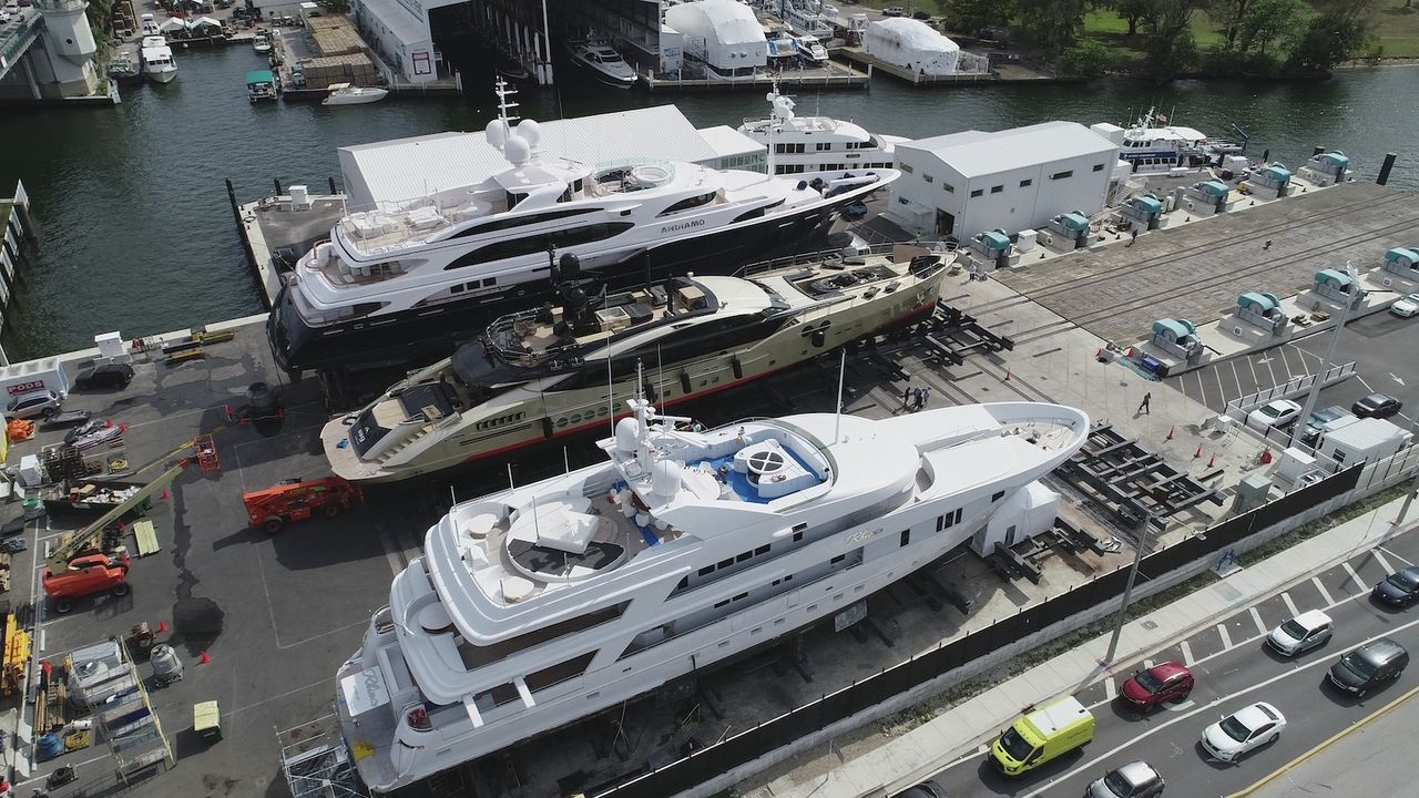 Yachts in Florida benefit from this historic shipyard’s new $30M refit ...